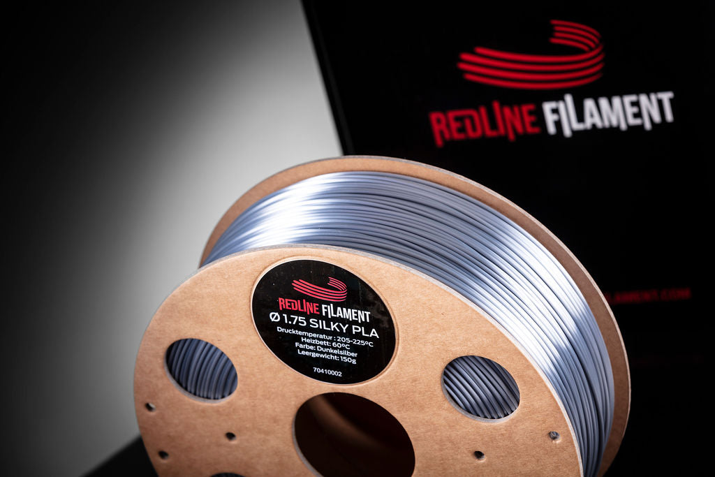PLA Silky Dunkelsilber - REDLINE FILAMENT